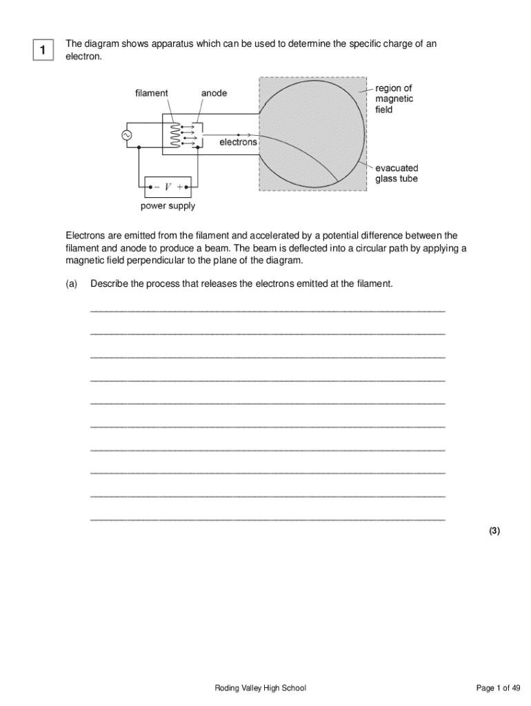 Fillable Online The diagram shows apparatus which can be used to ... Fax Email Print - pdfFiller