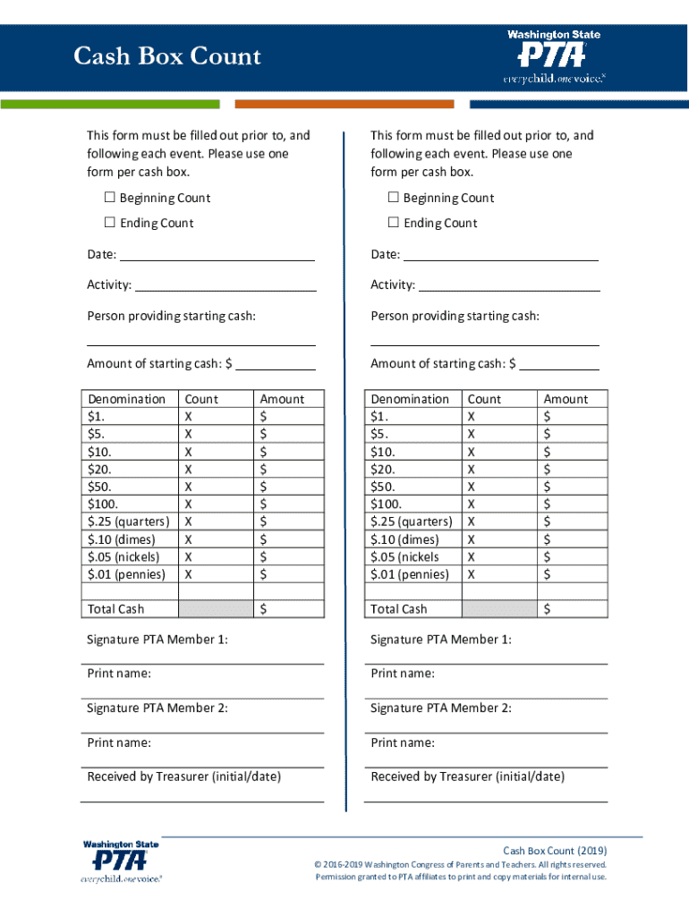 Fillable Online End Of Day Cash Register Report Template - Fill Online ...