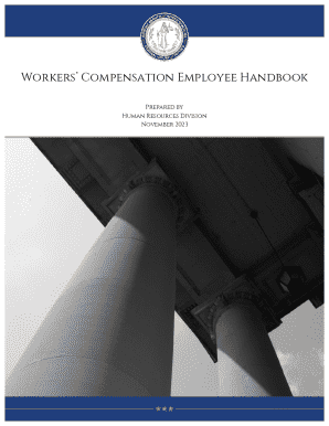 Fillable Online Workers' Compensation Employee Handbook - North ...