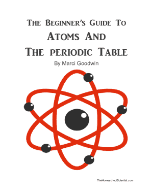 Fillable Online Beginner's Guide to Atoms and the Periodic Table (2016 ...