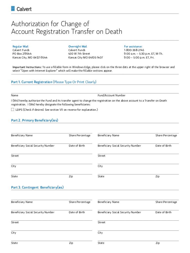 Fillable Online Authorization for Change of Fax Email Print - pdfFiller