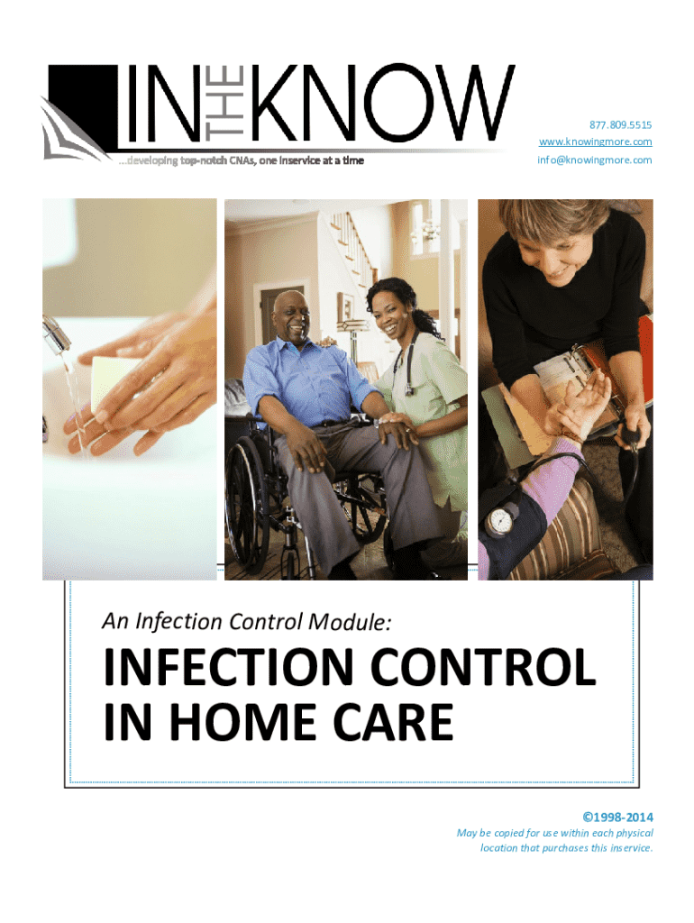 Fillable Online Infection Control in Home Care for the Learner Fax ...