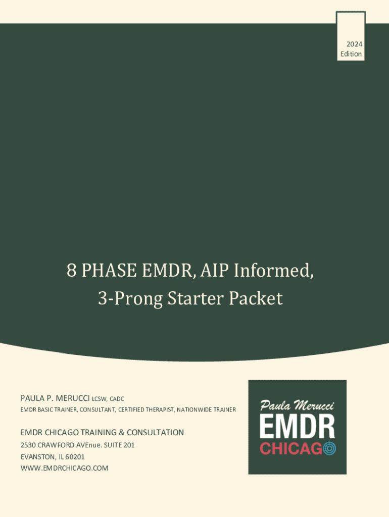 Fillable Online 8 PHASE EMDR, AIP Informed, 3-Prong Starter Packet Fax ...