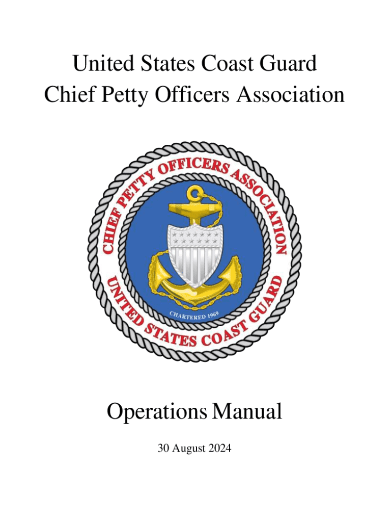 Fillable Online United States Coast Guard Chief Petty Officers ... Fax ...