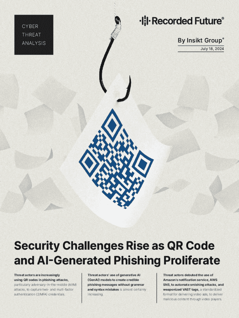 Fillable Online Security Challenges Rise as QR Code and AI-Generated ...