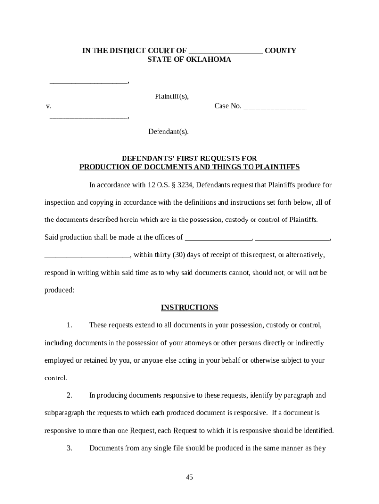 Effective use of objections in responding to interrogatories Doc Template | pdfFiller