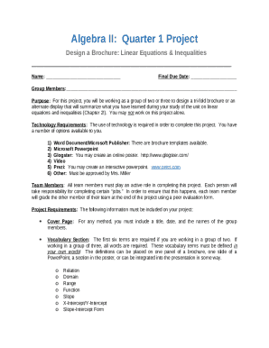 End of Semester Test: Algebra 2B practice Flashcards Doc Template ...