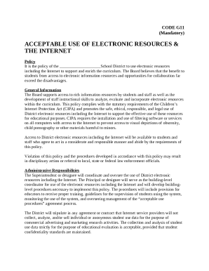 g11-r: acceptable use of electronic resources & the internet ... Doc ...