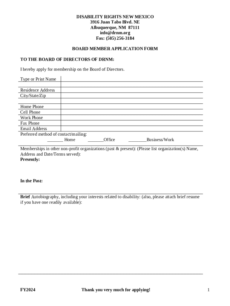 List Of Board Of Directors Template - Fill Online, Printable ... Doc ...