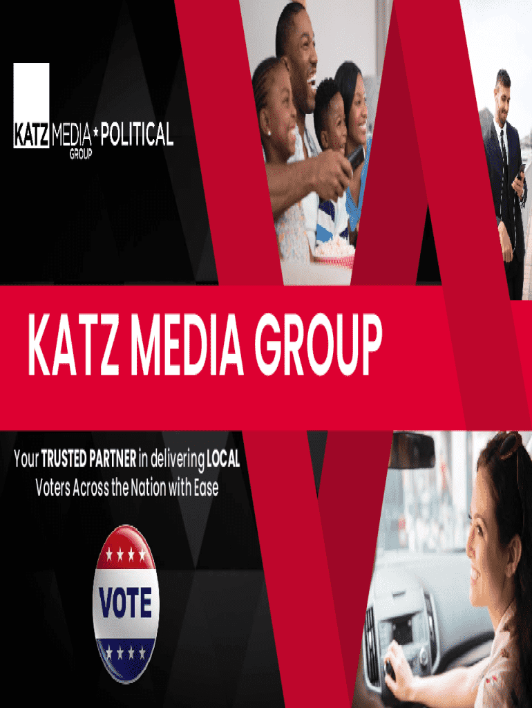 Fillable Online Katz Media Group Elevates its Television Political ...