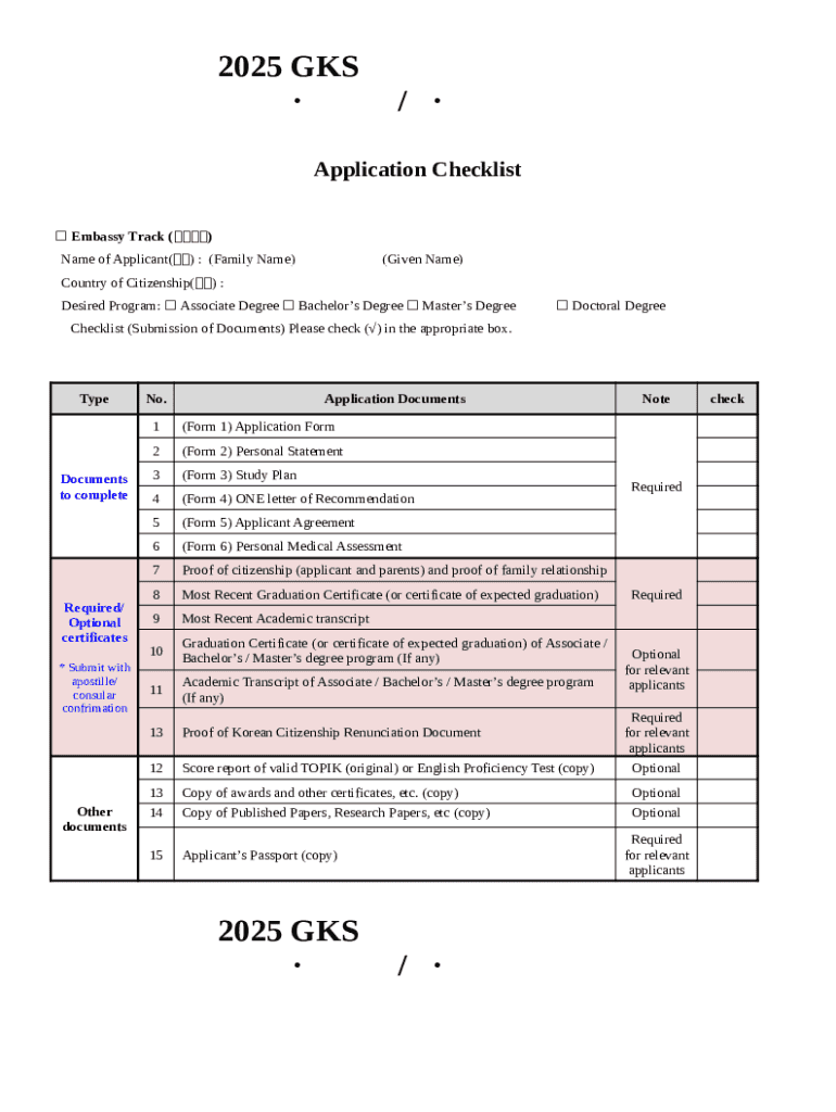 HOW TO FILL THE GKS-G 2025 APPLICATION S Doc Template | pdfFiller