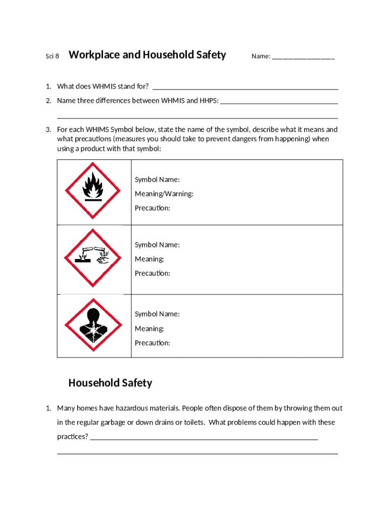 What are the key differences between HHPS and WHMIS ... Doc Template ...