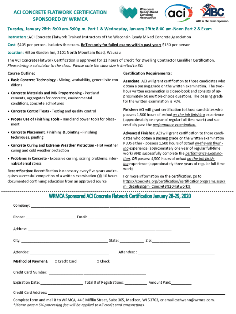 Fillable Online ACI Adhesive Anchor Installation Inspector ...