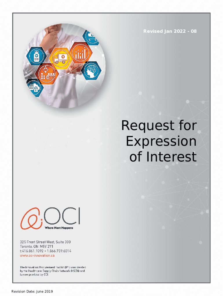 Request for Expression of Interest (RFEI) Template Doc Template | pdfFiller
