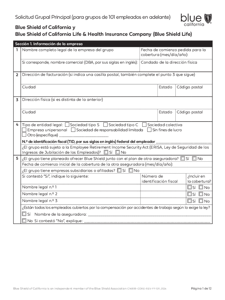 Rellenable en línea Solicitud de Inscripcin del Empleado en el Plan de Salud ... Fax Email ...