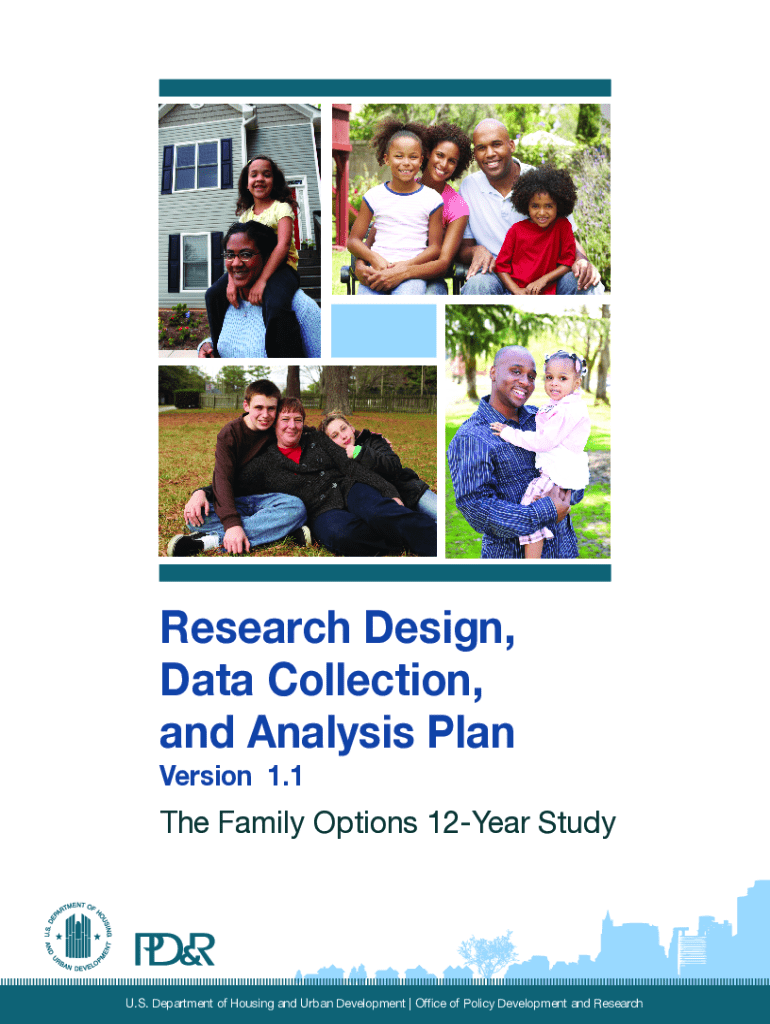 Fillable Online Research Design, Data Collection, and Analysis Plan ...