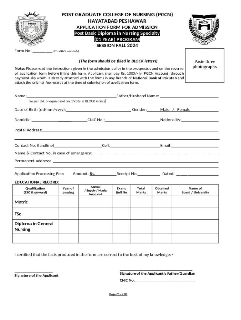 Post RN BSc (Nursing) & Speciality Diploma Admissions at ... Doc ...