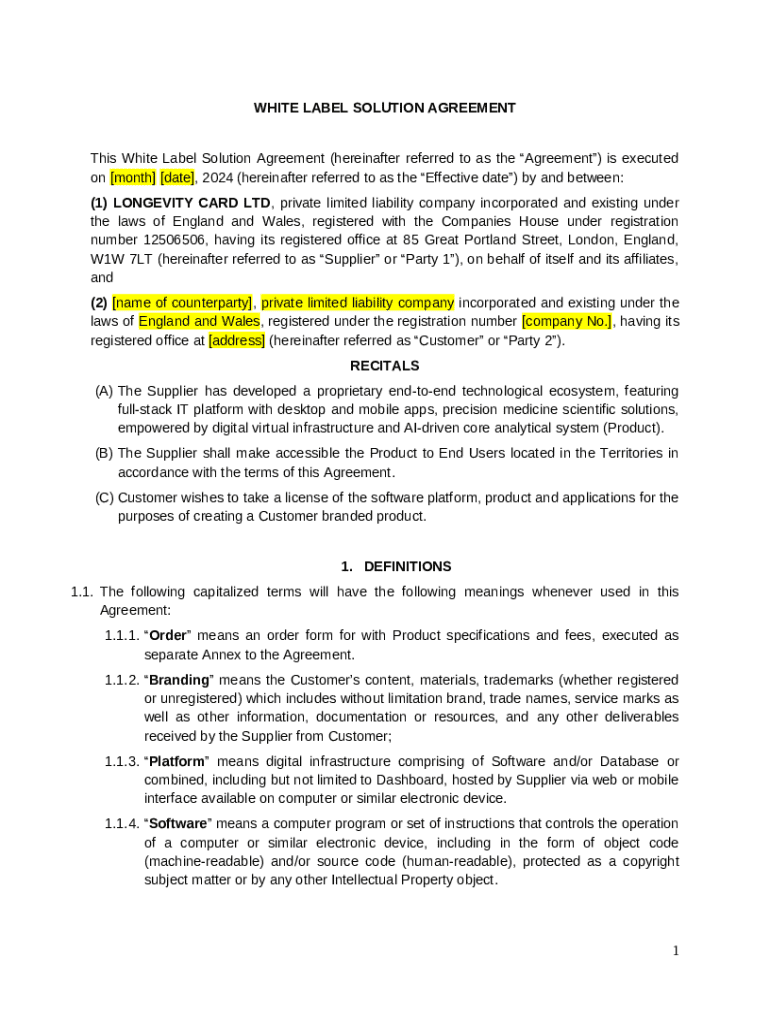 Dell Cloud Solutions Agreement Doc Template | pdfFiller