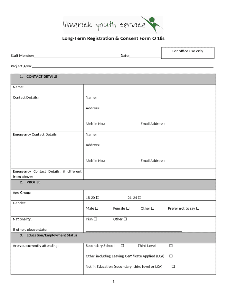 Long-term-Registration-Consent-- ... Doc Template | pdfFiller