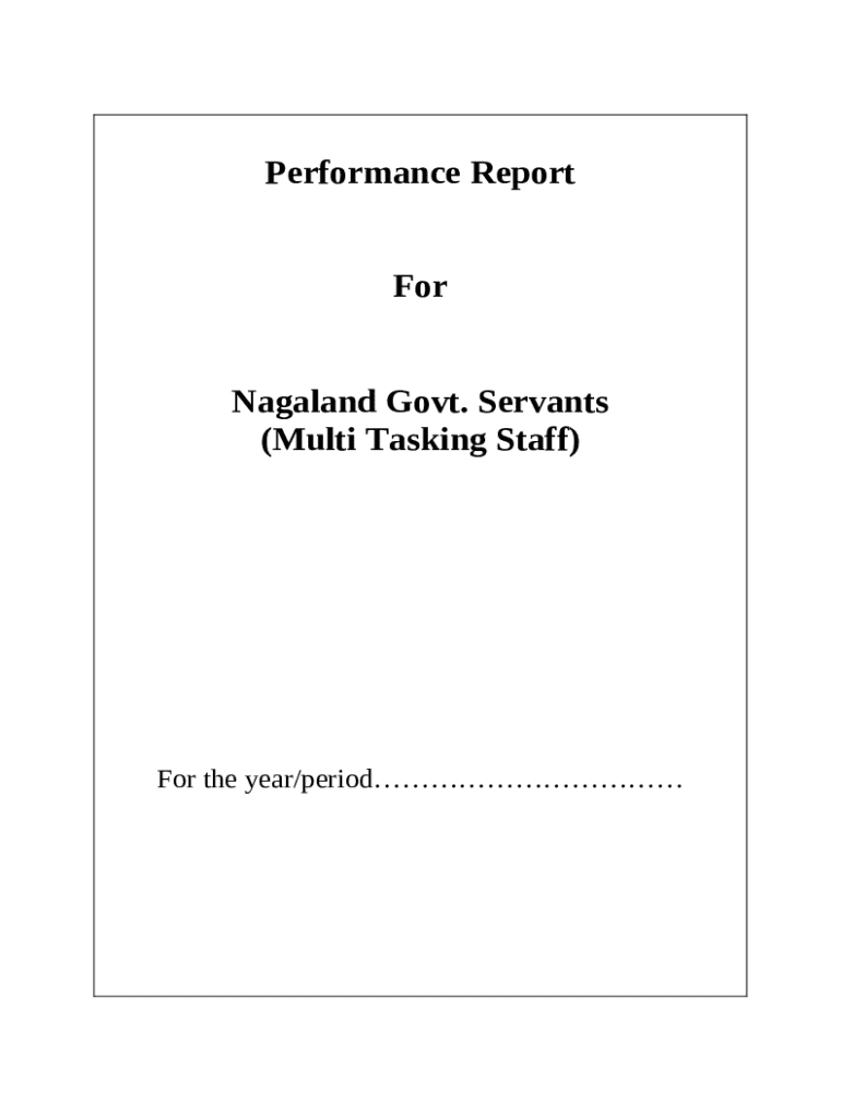 Perance-Report-for-MTS (Word at) Doc Template | pdfFiller