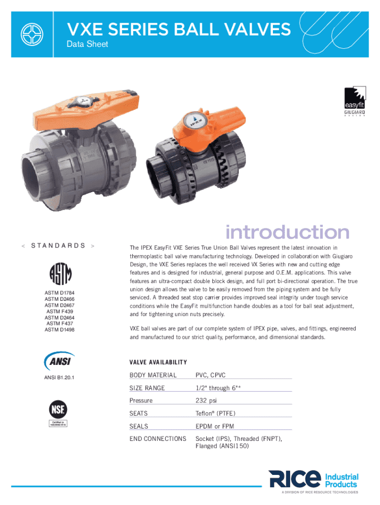 Fillable Online Product Data Sheet MP Series Compact Ball Valves Fax Email Print - pdfFiller
