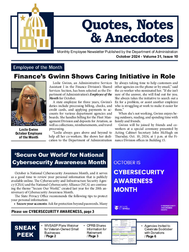 Fillable Online 25 Employee Newsletter Ideas To Engage And Improve ...