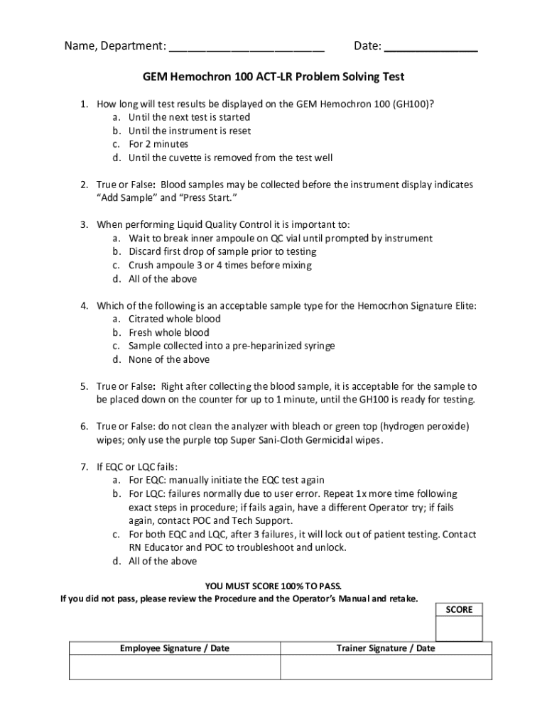 Fillable Online Activated clotting time in inpatient diagnostic and ...