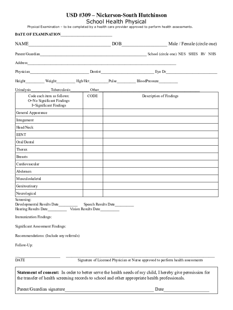 Fillable Online 309 physical form.odt - Google Docs Fax Email Print ...