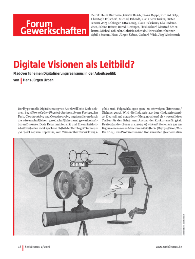 Ausfüllbares Online Beirat: Heinz Bierbaum, Gnter Busch, Frank Deppe ...