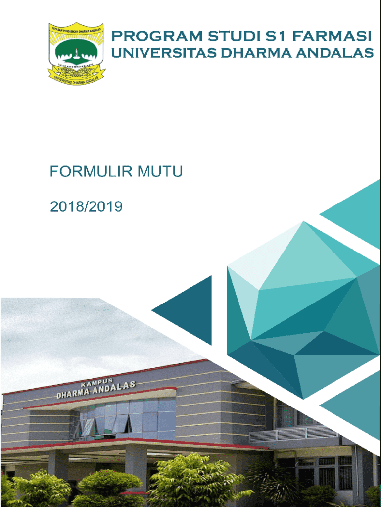 Fillable Online formulir program studi farmasi universitas dharma andalas Fax Email Print ...
