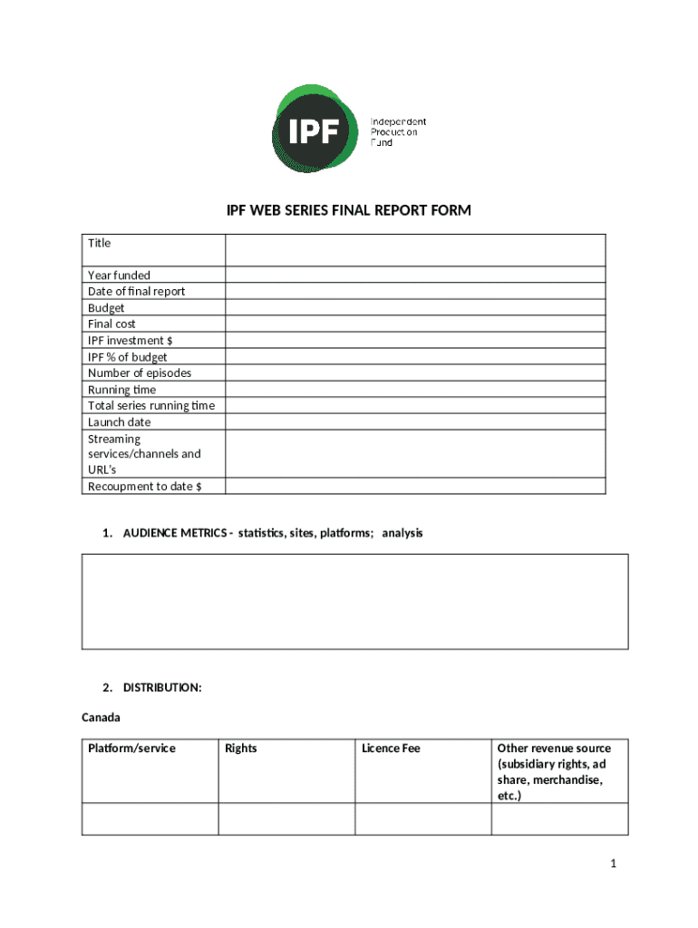 Download Final Report Doc Template | pdfFiller