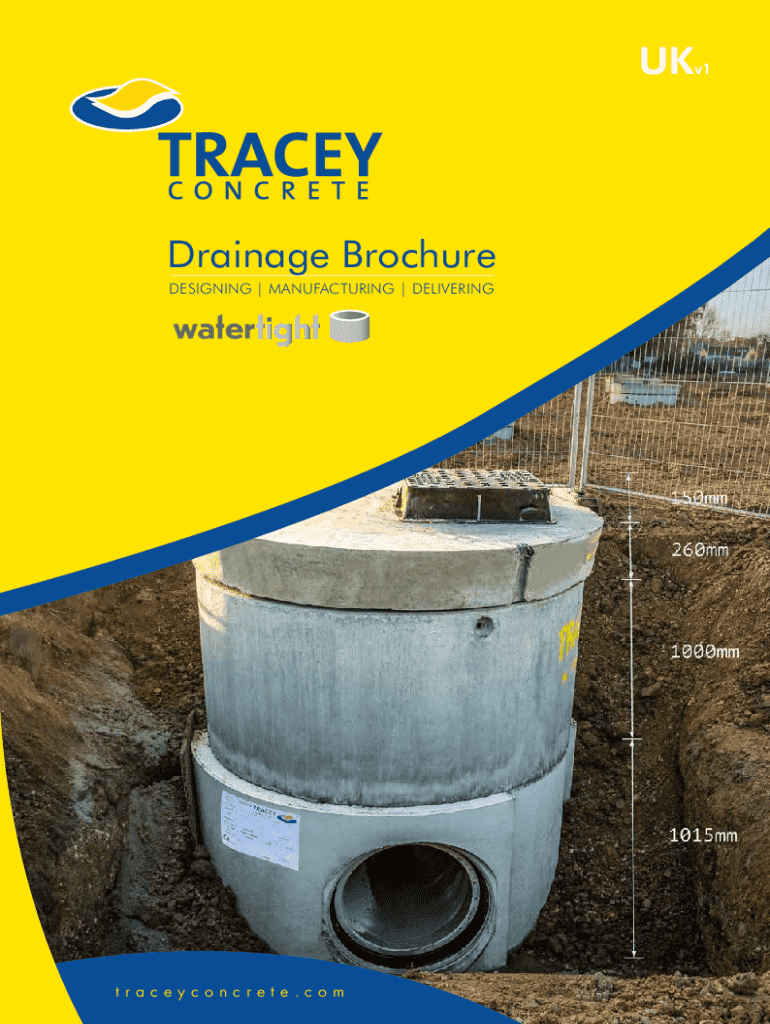 Fillable Online Tracey Concrete - Precast Concrete Drainage, Pipes ...