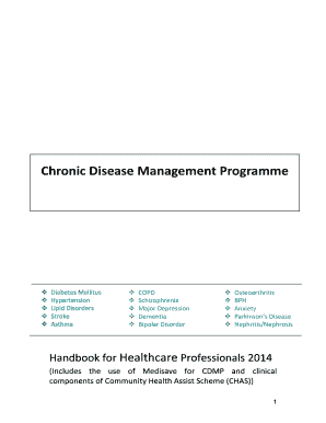Fillable Online Chronic Disease Management Programme Fax Email Print ...