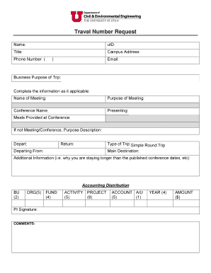 Fillable Online CIVIL & ENVIRONMENTAL ENGINEERING ORDER REQUEST FORM ...