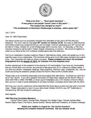 Fillable Online Bio letter - web versiondocx Fax Email Print - pdfFiller