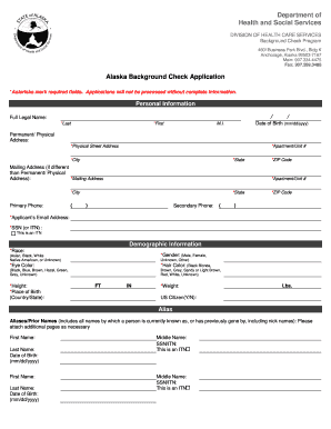 Fillable Online dhss alaska Employee information form - IFHS - dhss ...