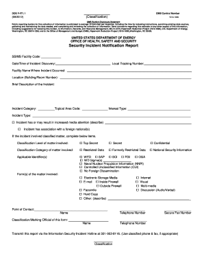Fillable Online DOE F 471 1 Notification FINAL - U.S. Department of ...