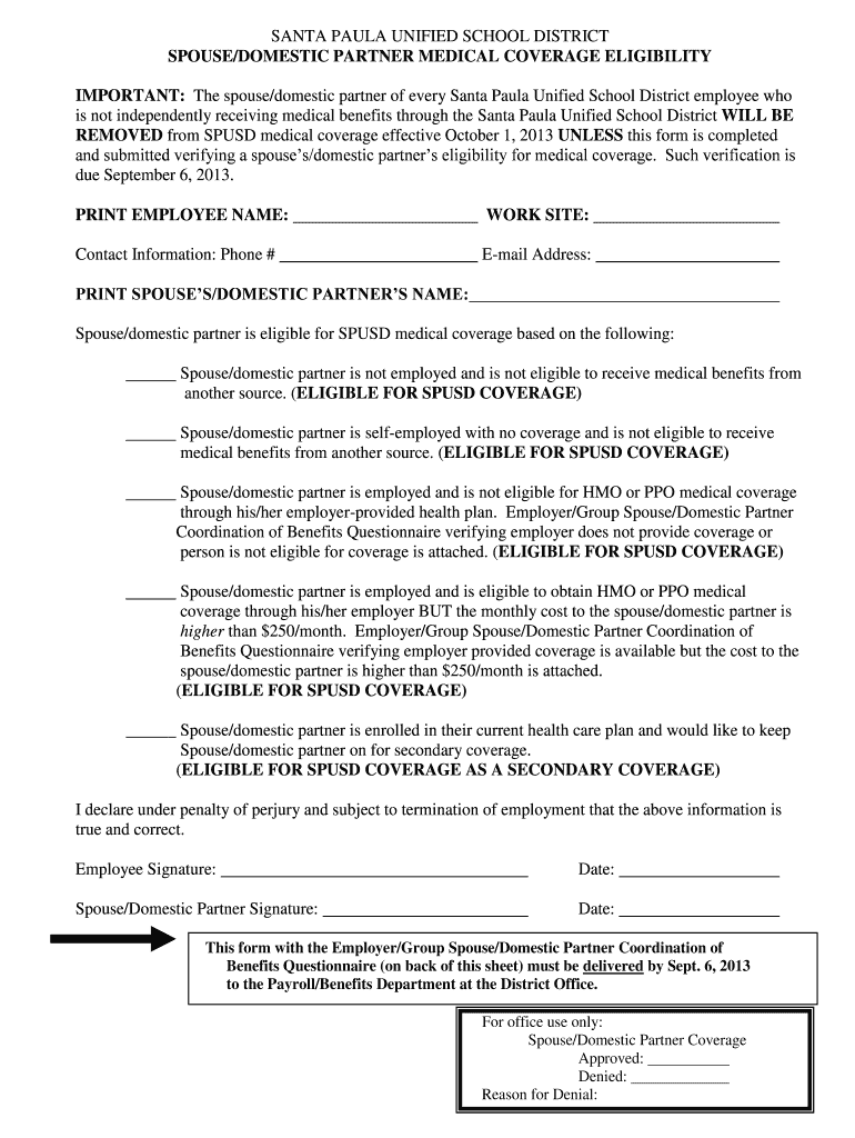 Fillable Online MOORPARK UNIFIED SCHOOL DISTRICT - Santa Paula Unified ...