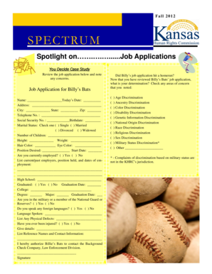 Fillable Online Job Applications (PDF) - Kansas Human Rights Commission ...