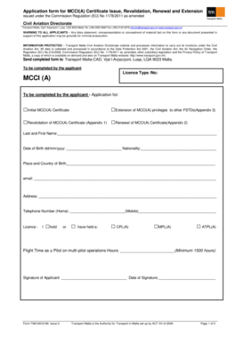 Fillable Online Form TM/CAD/186 Application for an MCCI(A) certificate ...
