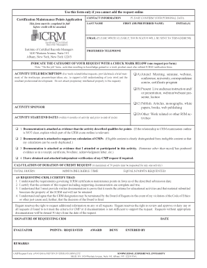 Fillable Online files icrm Cert Form - ICRM - files icrm Fax Email ...