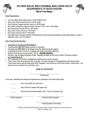 Fillable Online School Requirements Fax Email Print - pdfFiller