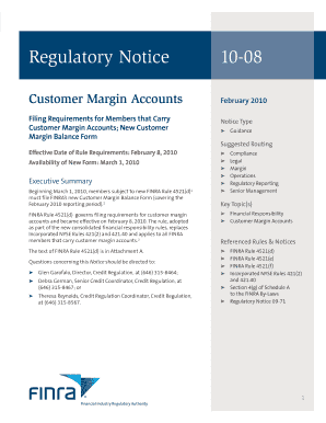Fillable Online Customer Margin Accounts Fax Email Print - pdfFiller