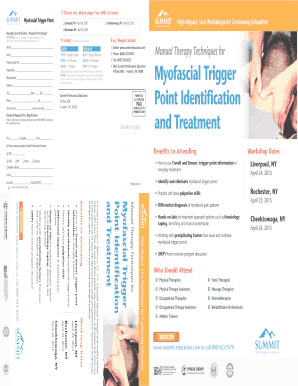 Fillable Online Myofascial Trigger Point Identification and Treatment ...