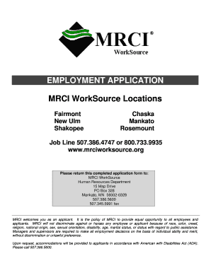 Fillable Online mrciworksource MRCI WorkSource Locations ...