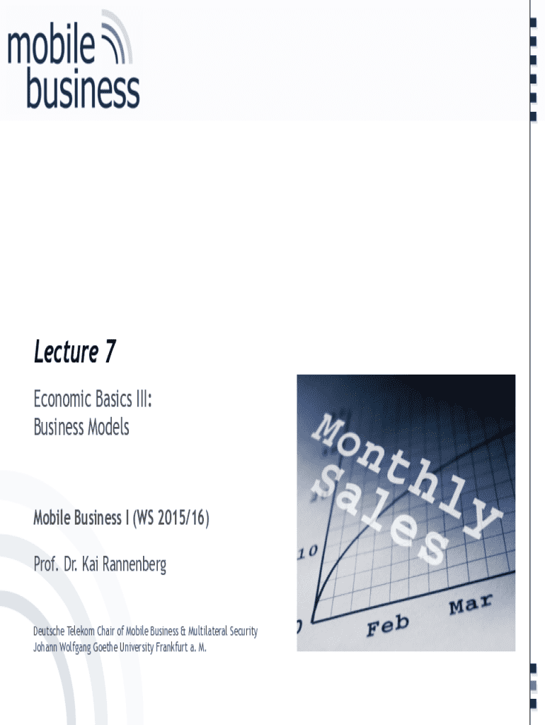 Fillable Online Technology, Markets, Platforms, and Business Models Fax Email Print - pdfFiller