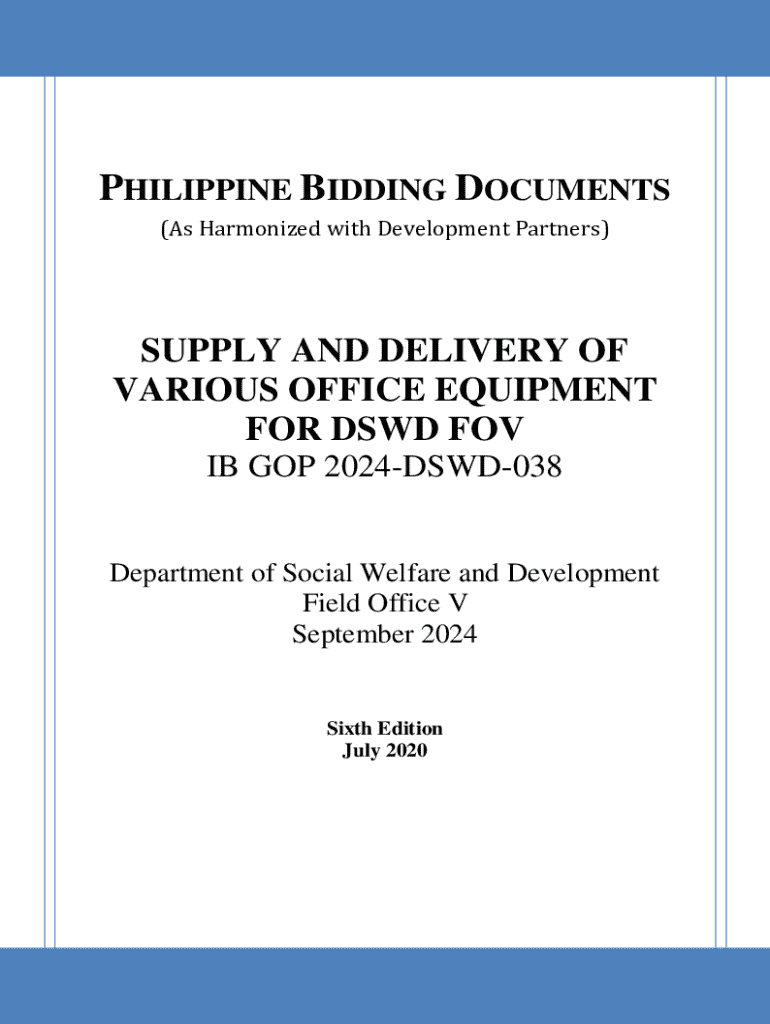 Fillable Online Department of Social Welfare and Development - DSWD Fax ...