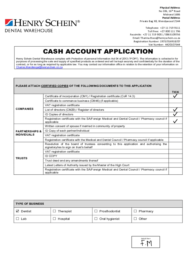 Fillable Online Home - Henry Schein Fax Email Print - pdfFiller
