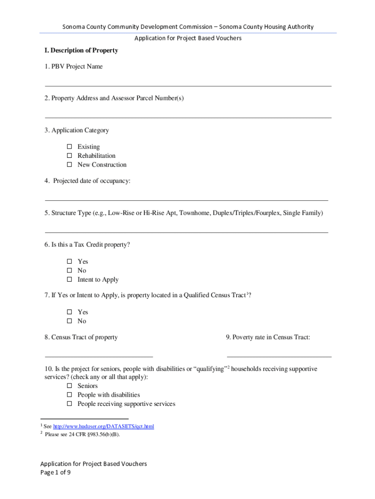Fillable Online FY23-24-HACSC-Project-Based-Voucher-Application- ... Fax Email Print - pdfFiller