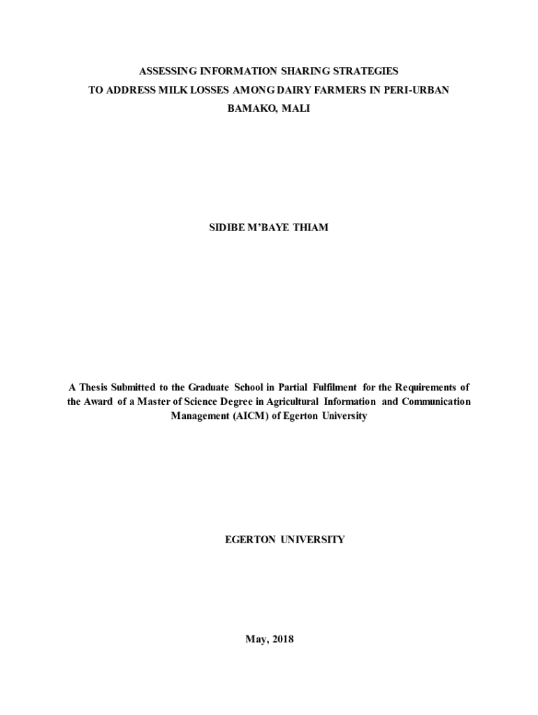 Fillable Online Assessing information sharing strategies to address milk ... Fax Email Print ...